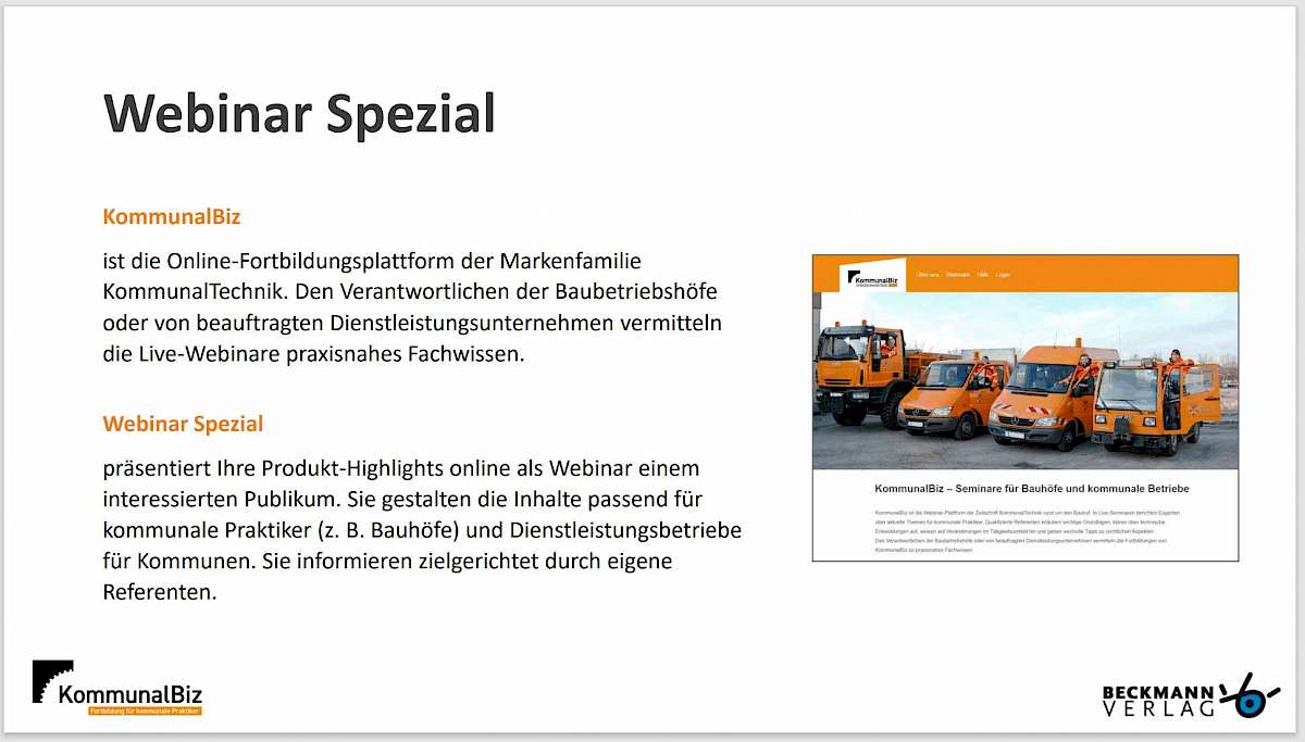 Endlich: Webinare für Alle | Beckmann Verlag